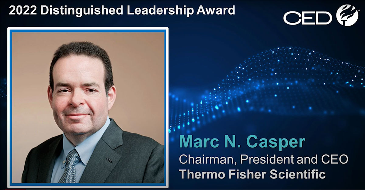 Marc N. Casper's acceptance speech