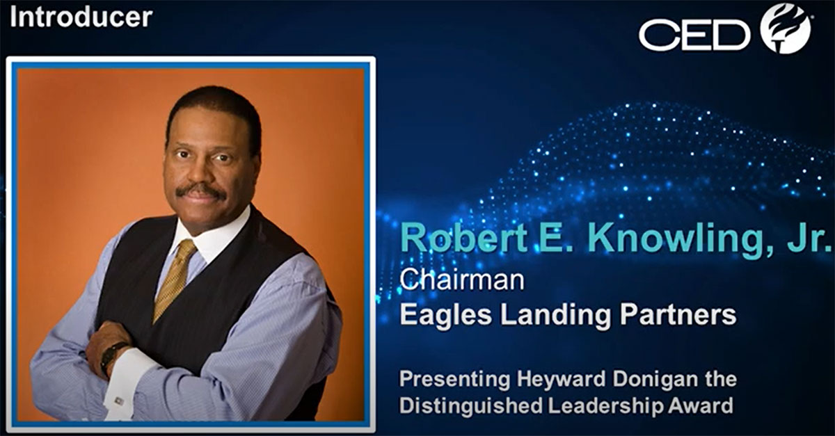 Robert E. Knowling Jr's introduction of Heyward Donigan